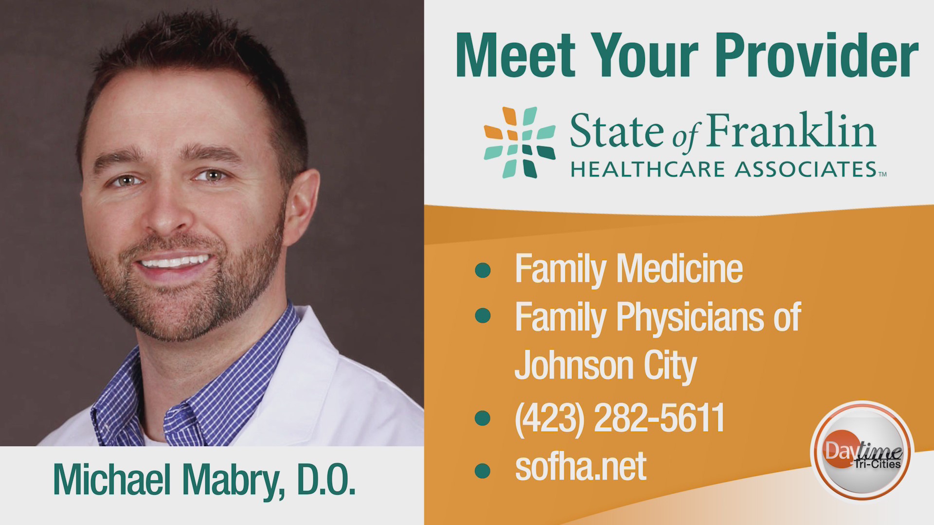 Meet Your Provider with State of Franklin Healthcare Associates: Dr ...