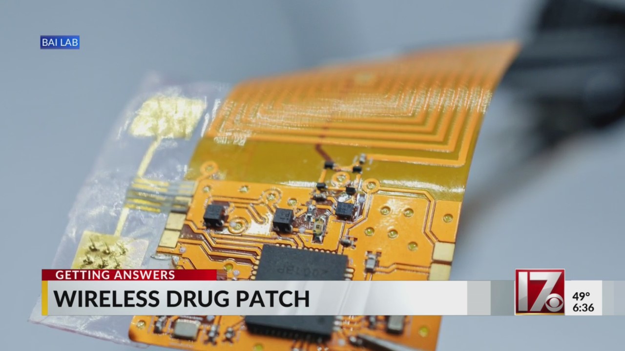 UNC researchers developing wireless drug patch – CBS17.com