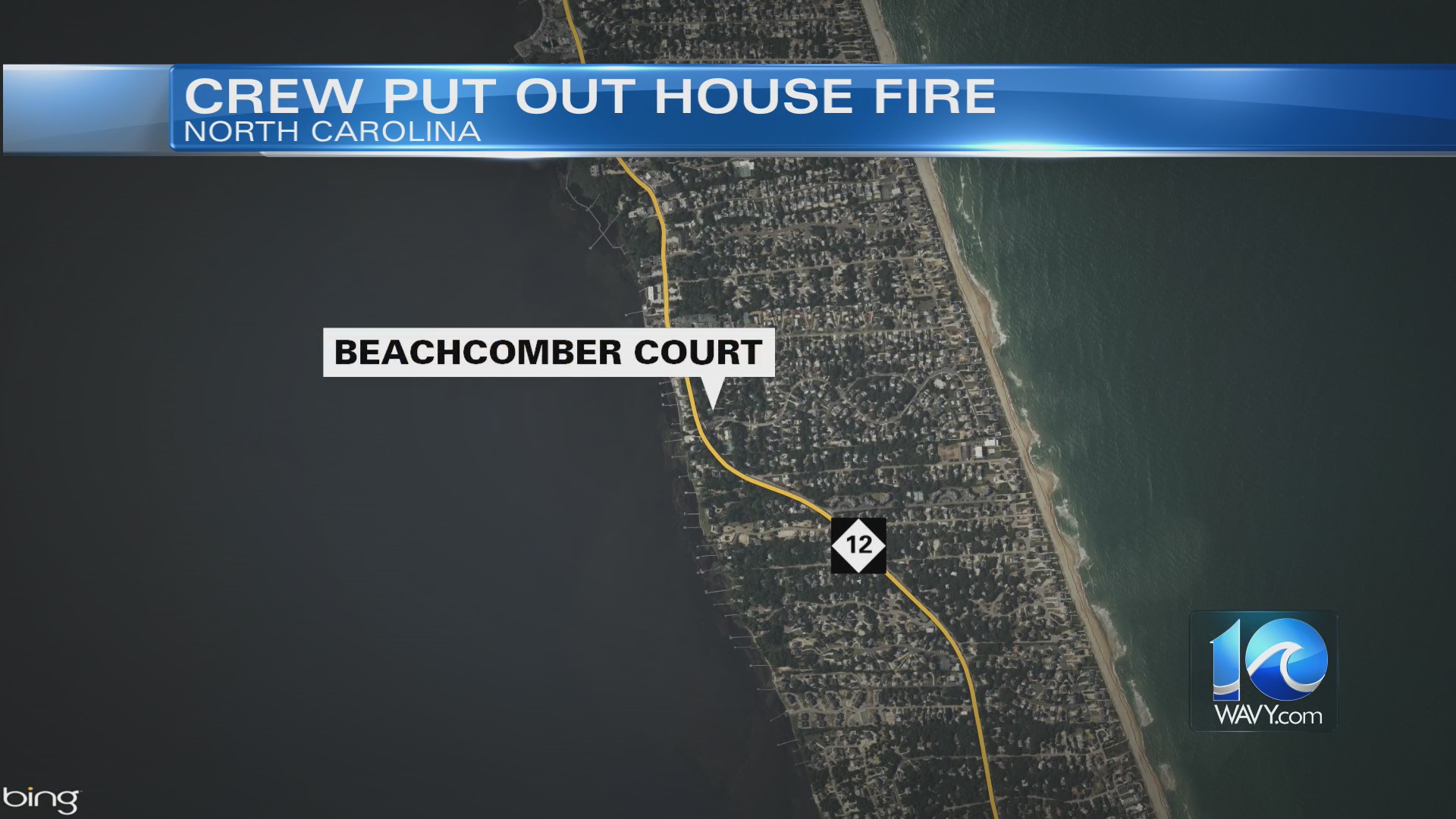 Fire in Duck believed to have originated from lightning strike – WAVY.com