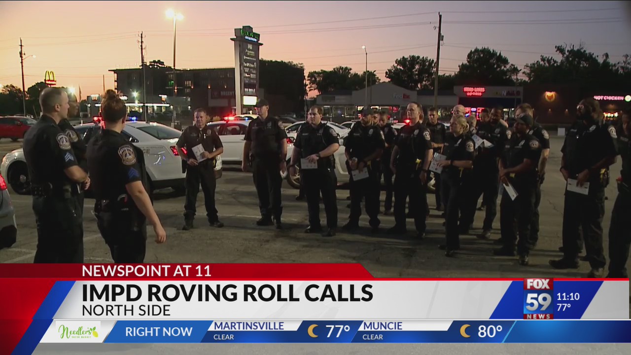 IMPD North District increases roving roll calls to engage community ...
