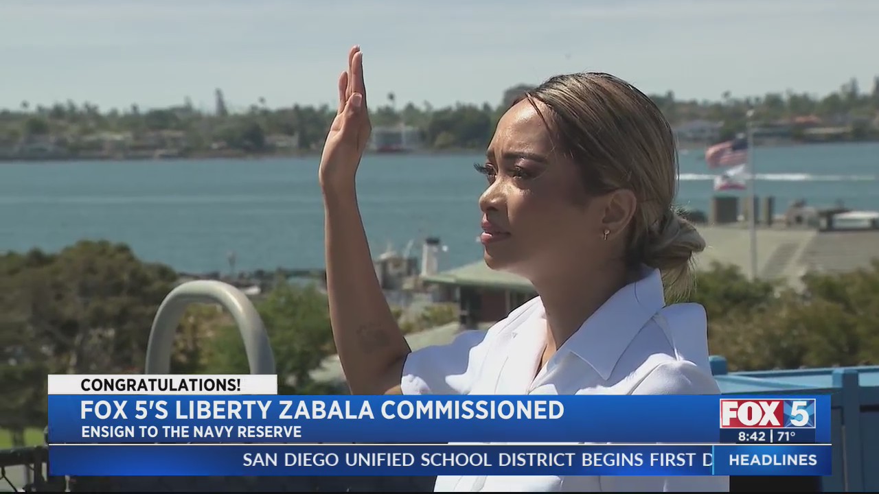 FOX 5’s Liberty Zabala Commissioned Into US Navy Reserve – FOX 5 San ...