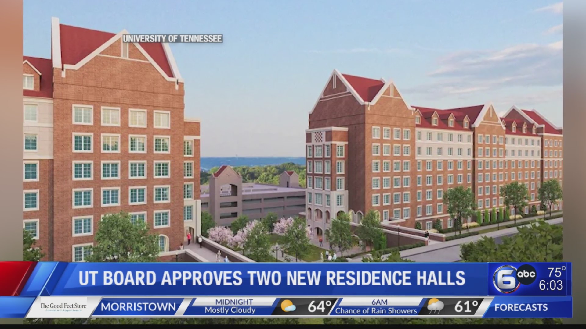 UT Board approves two new residence halls – WATE 6 On Your Side