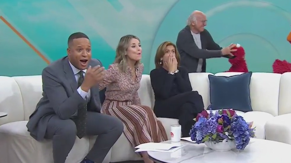 Larry David attacks Elmo on the set of Today Show in worst week of ...