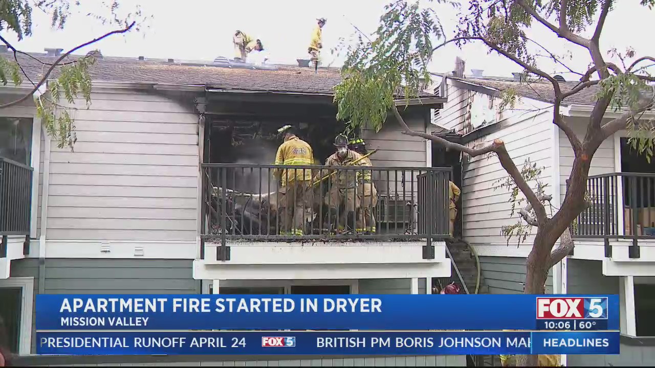 San Diego Fire Extinguish Blaze At Friars Road Apartment Complex – FOX ...