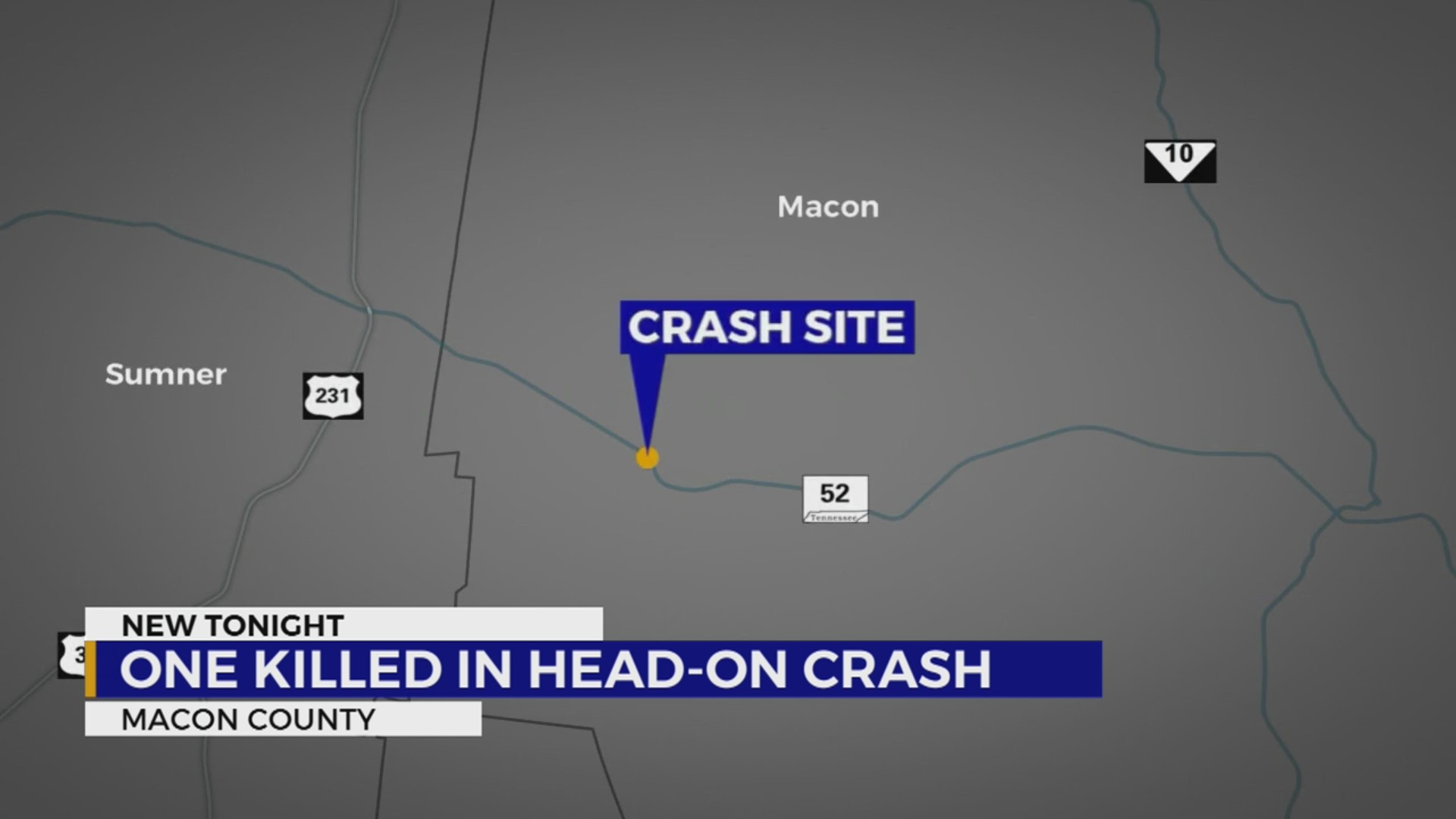1 dead, 1 injured in Macon County head-on crash – WKRN News 2