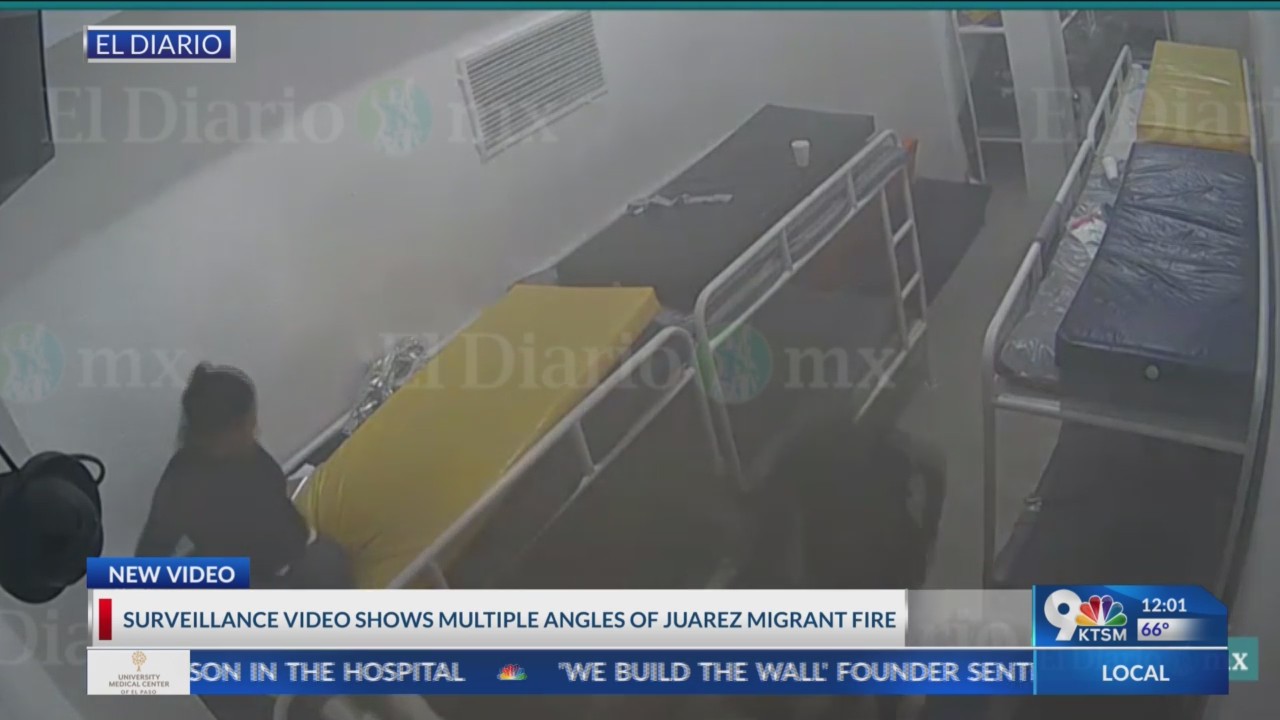 New surveillance video shows multiple angles of Juarez migrant fire ...