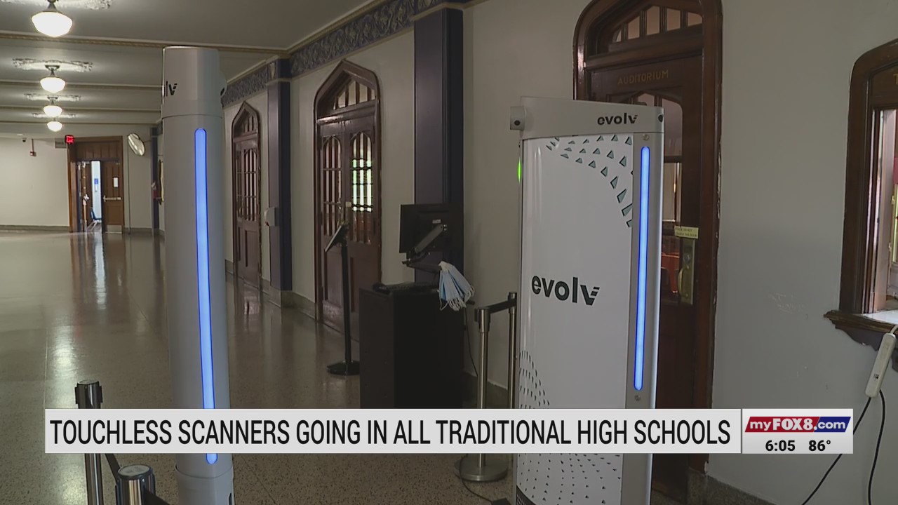 Touchless scanners going in all traditional high schools – FOX8 WGHP