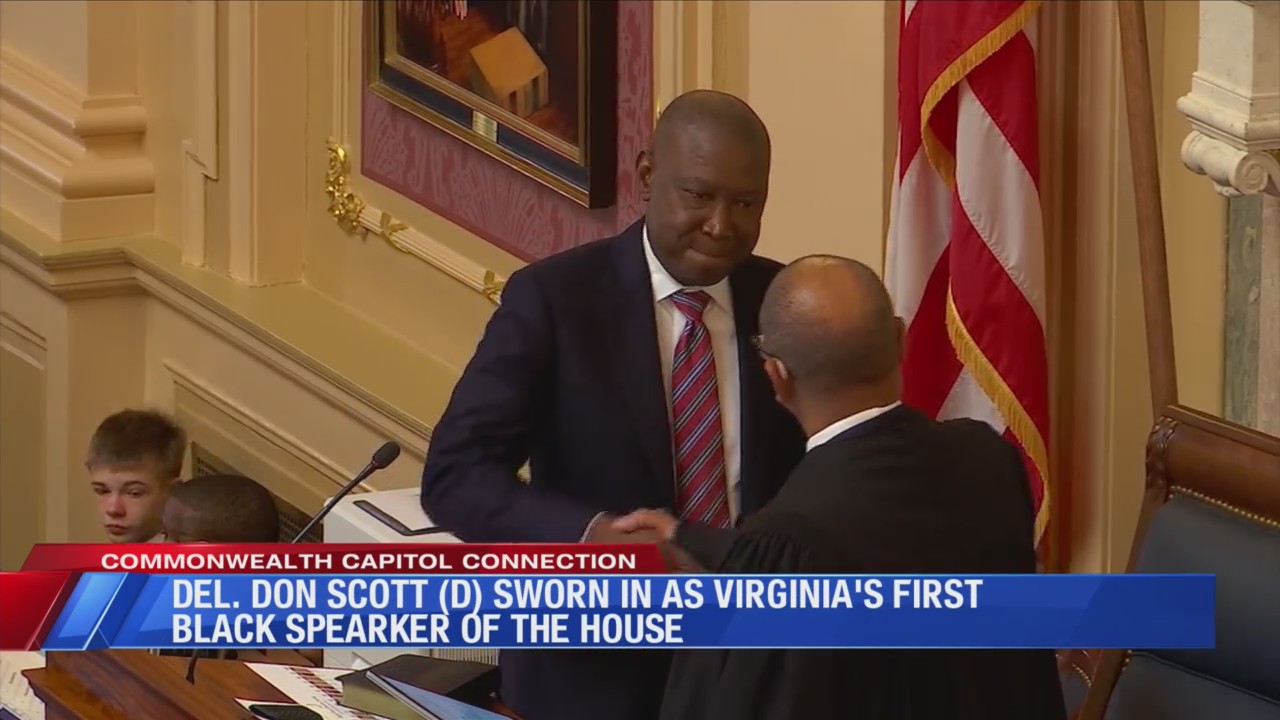 Don Scott makes history as first Black speaker of Va. House of ...