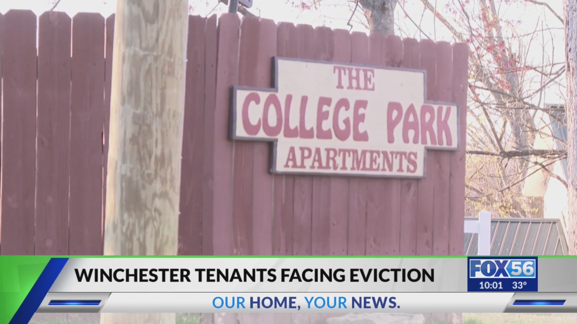 Winchester tenants facing unexpected eviction – FOX 56 News