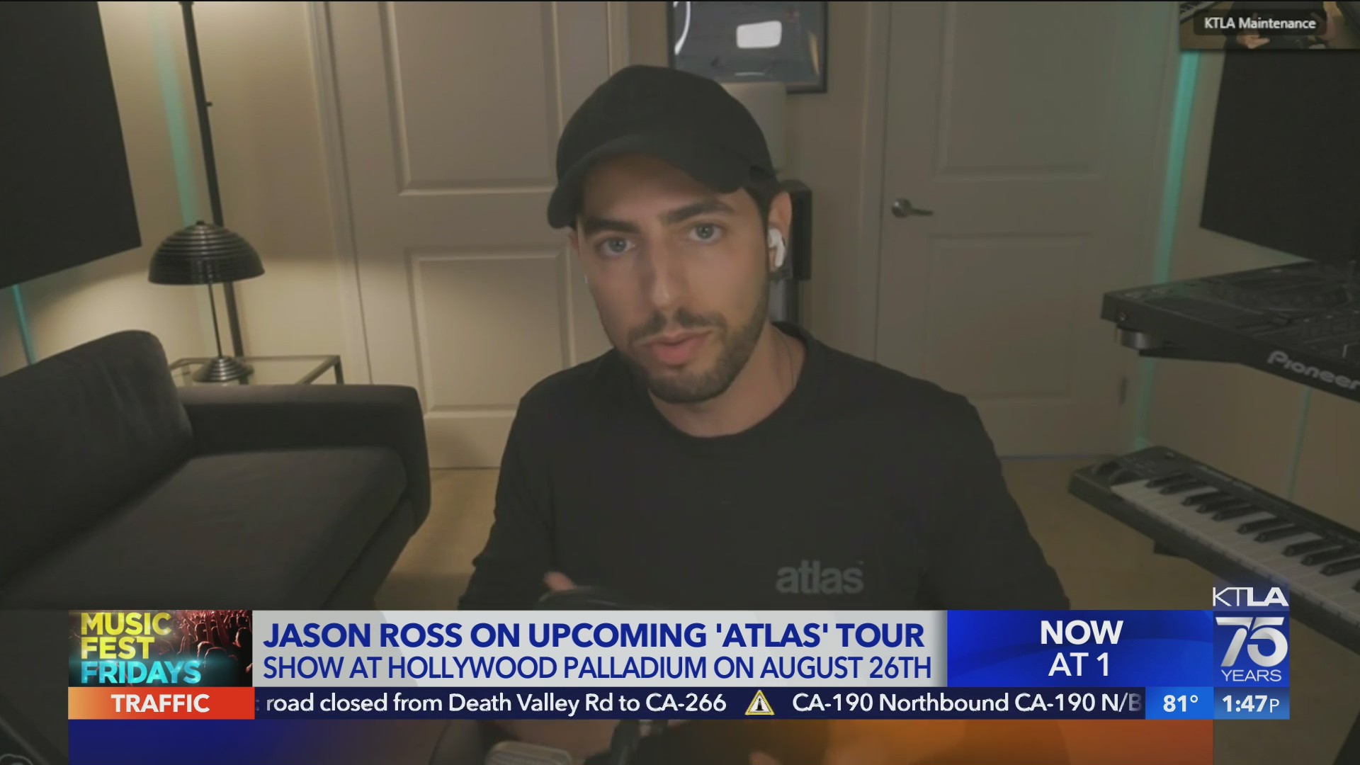 Music Fest Fridays: Jason Ross talks ‘Atlas’ tour – KTLA