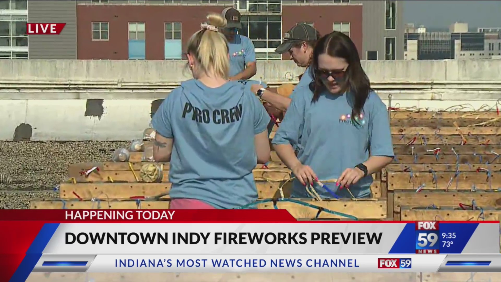 Prepping for Fourth Fest in downtown Indy – Fox 59