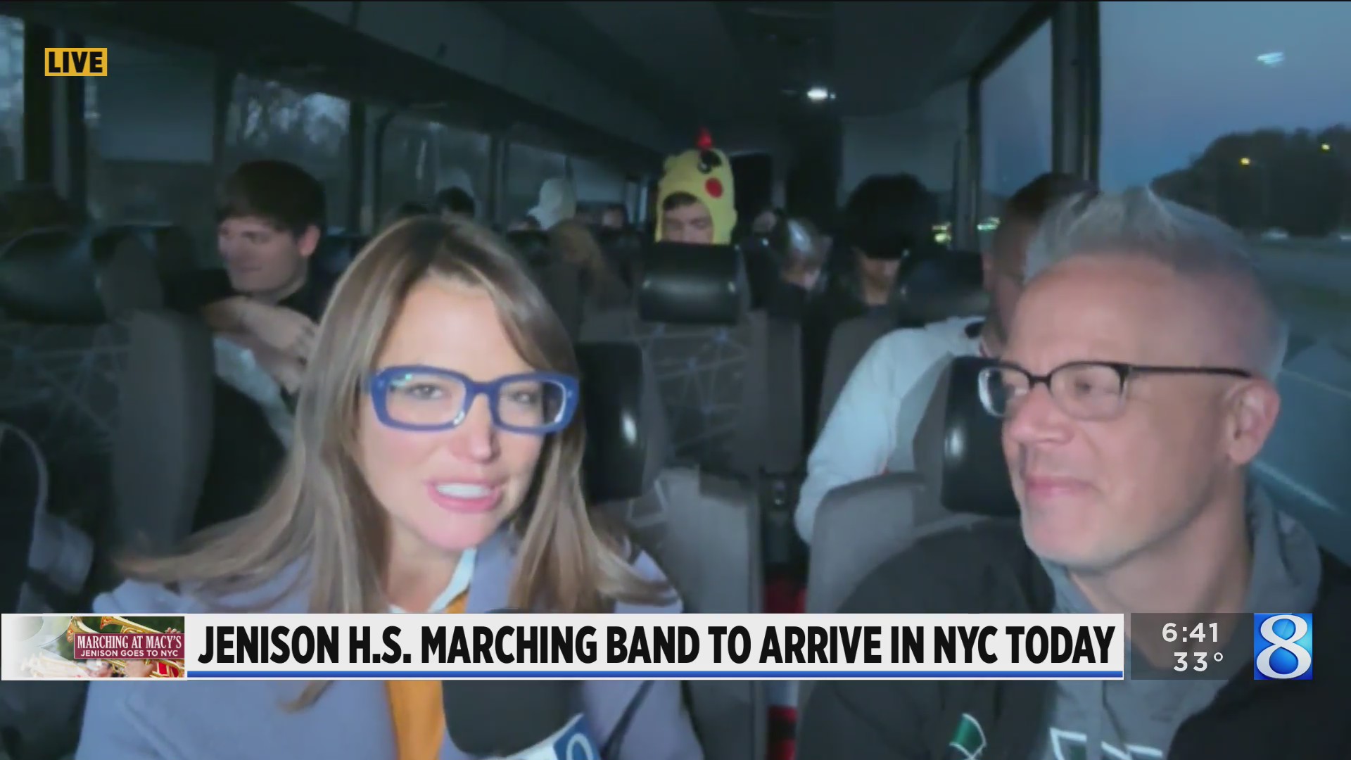Jenison HS marching band to arrive in NYC today – WOODTV.com