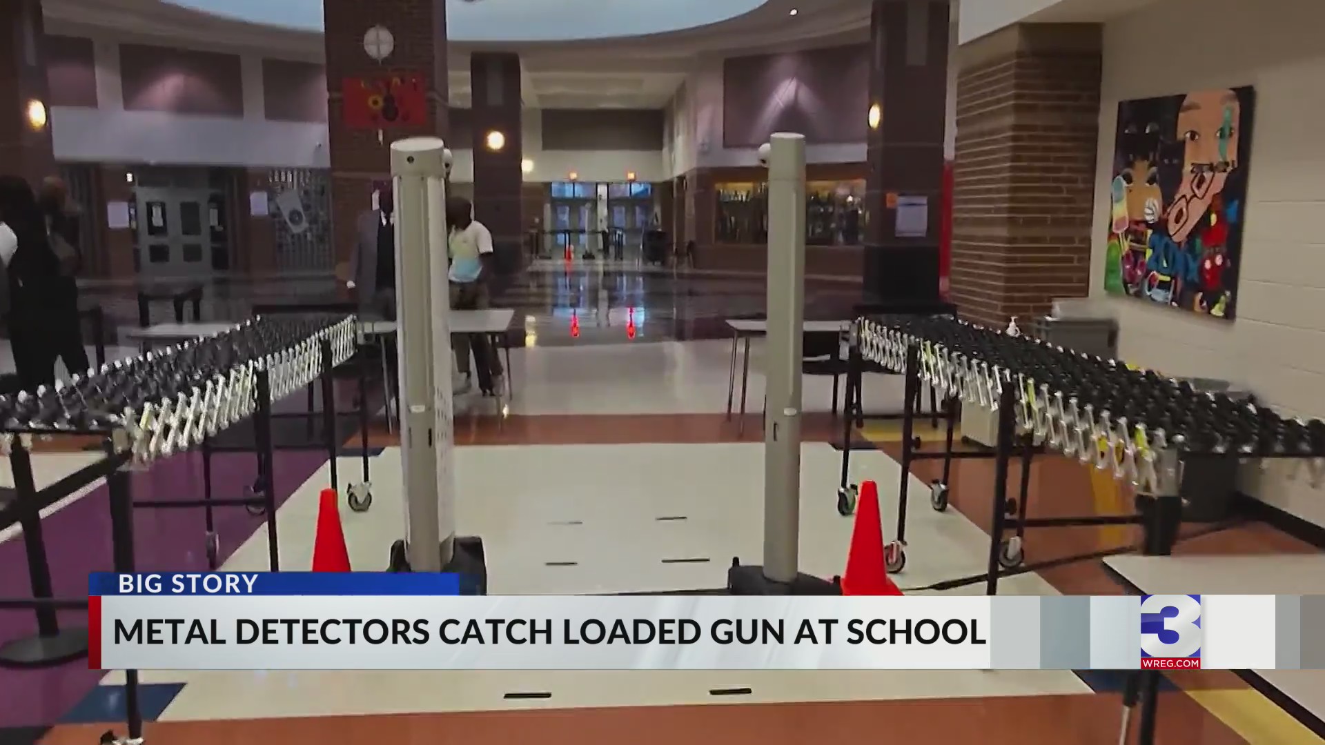 Metal detectors catch high school student with loaded gun – WREG.com
