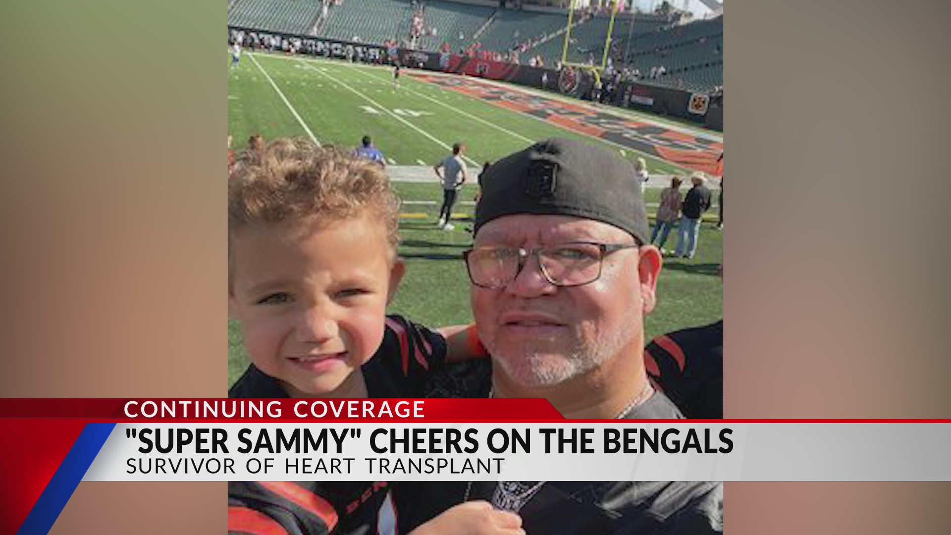 Super Sammy cheers on Bengals from Huber Heights – WDTN.com