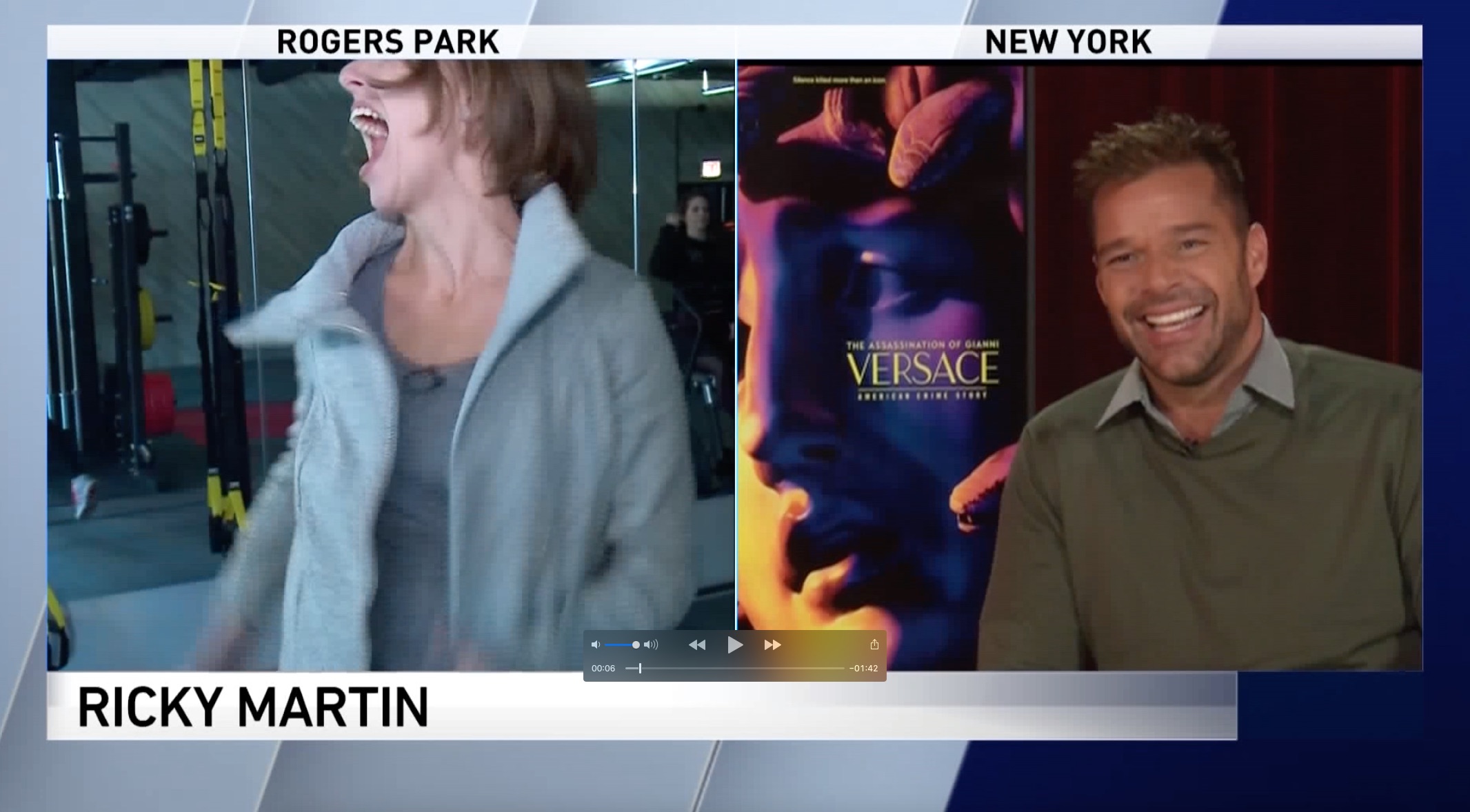Reporter’s Ricky Martin freakout explained – WGN-TV