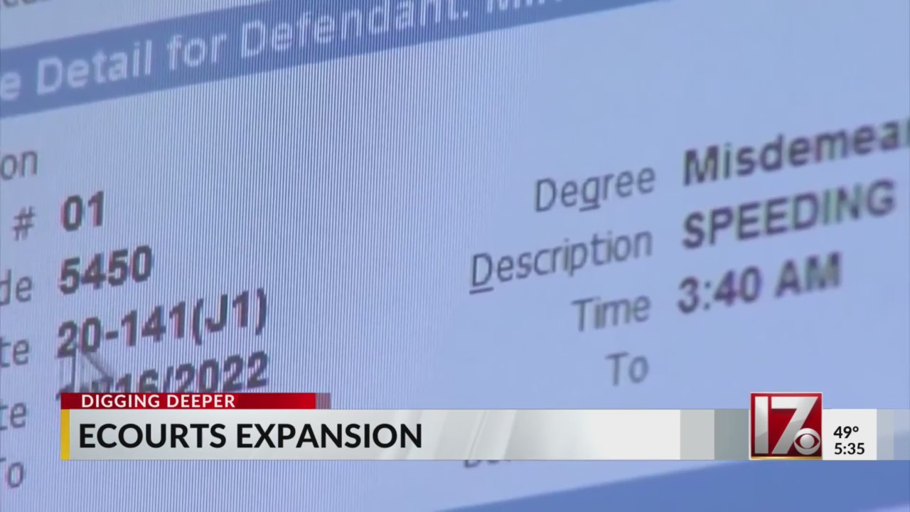 North Carolina eCourts expansion – CBS17.com