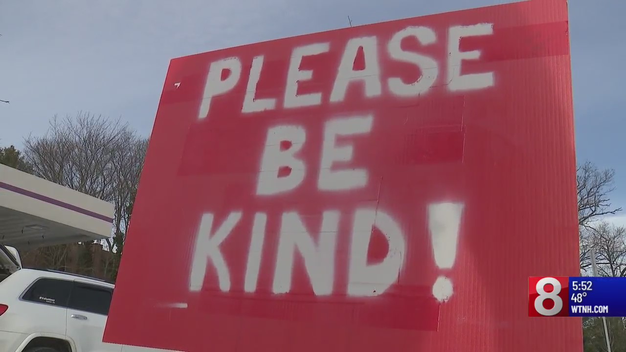 ‘Please Be Kind’: Signs with simple message pop-up in Branford, East ...
