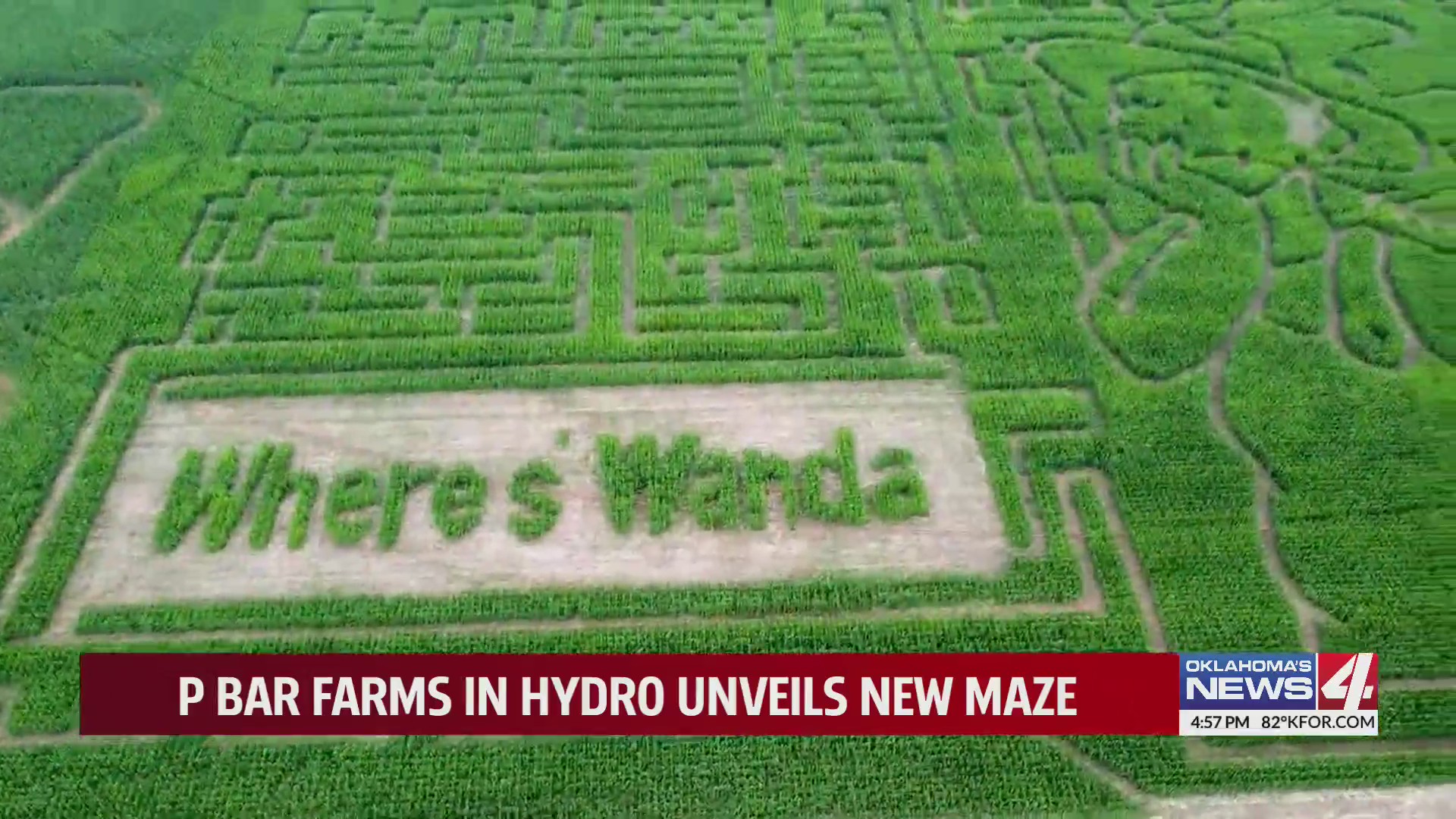 P Bar farms in Hydro unveils new maze – KFOR.com Oklahoma City