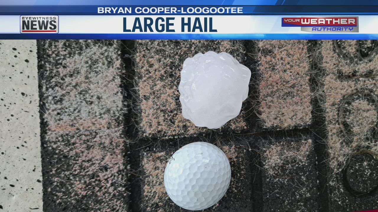 Hail and other severe weather impacts local counties – Eyewitness News ...