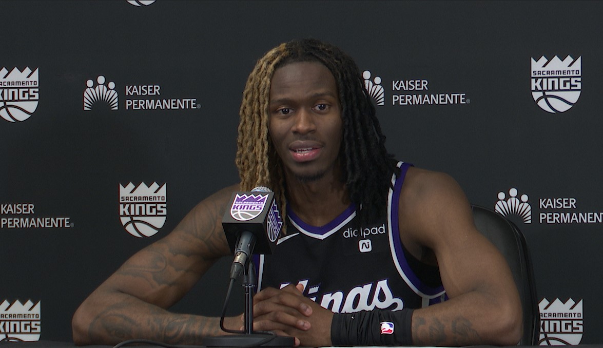 Keon Ellis on recording his career-scoring high in the Kings 128-123 ...