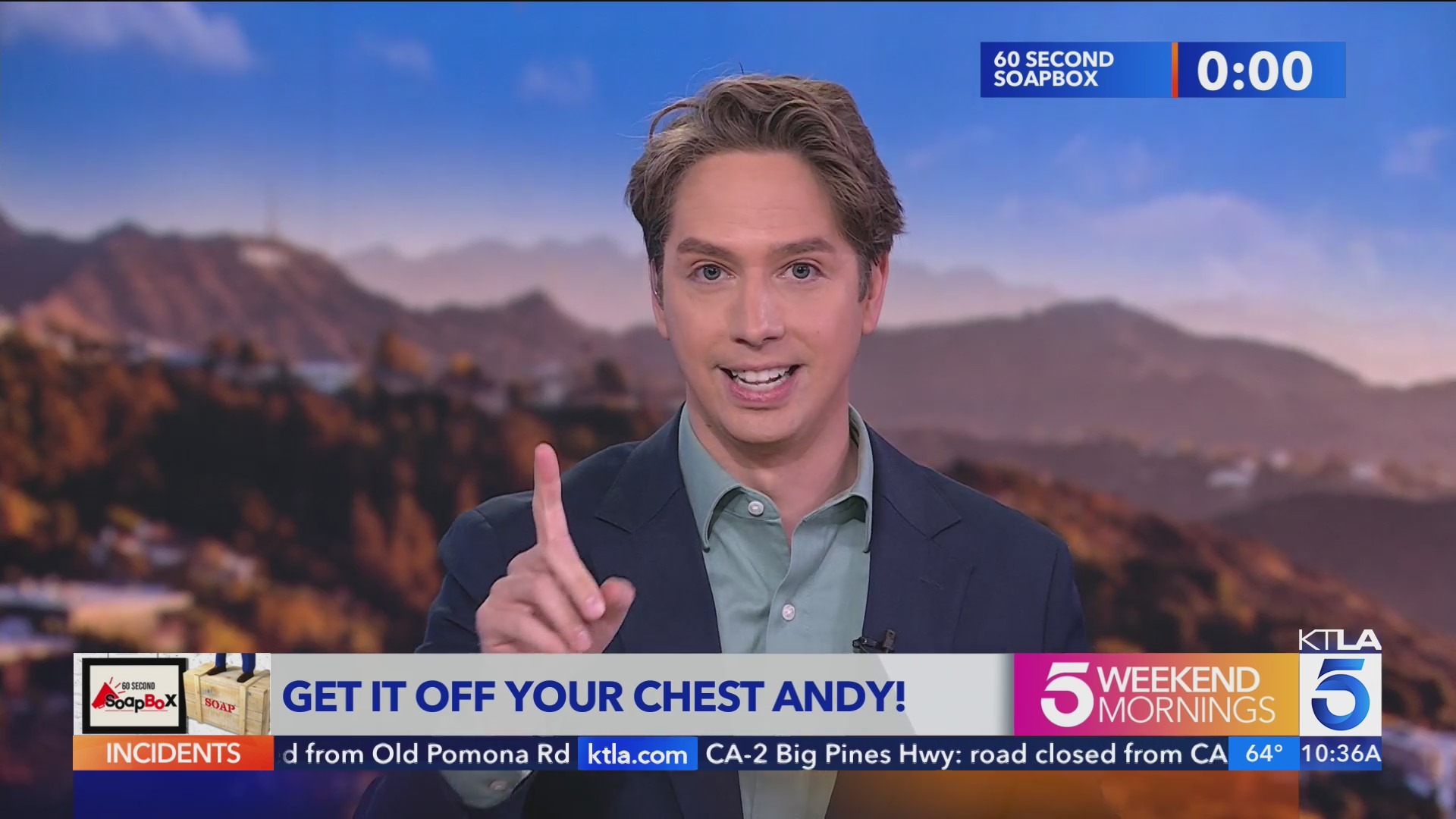 Andy Riesmeyer kicks off the 60 Second Soapbox – KTLA