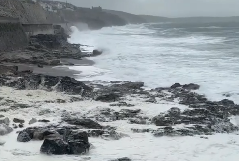 Storm Churns Seas Off South English Coast – WNCT