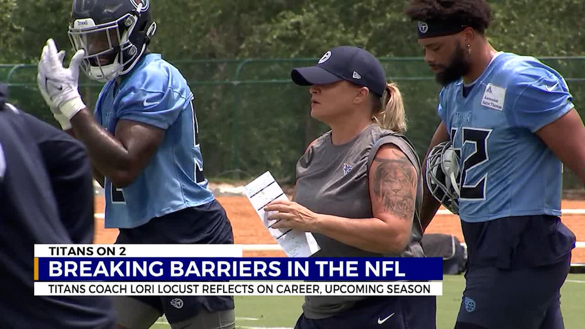Titans asst. coach Lori Locust on breaking barriers in the NFL – WKRN ...