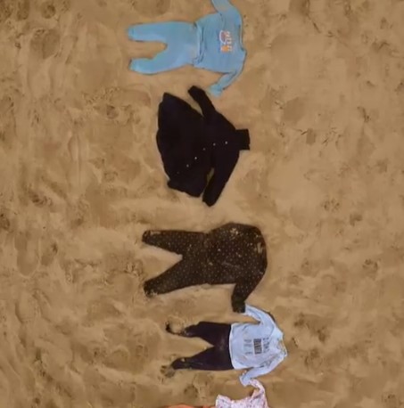 Thousands of Children’s Outfits Laid Out Along UK Beach in Gaza War ...