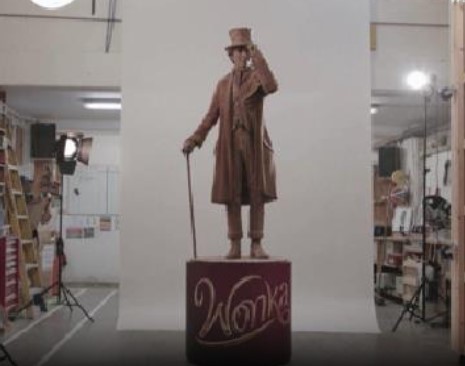 Life-size chocolate statue of Willy Wonka unveiled in London – WNCT