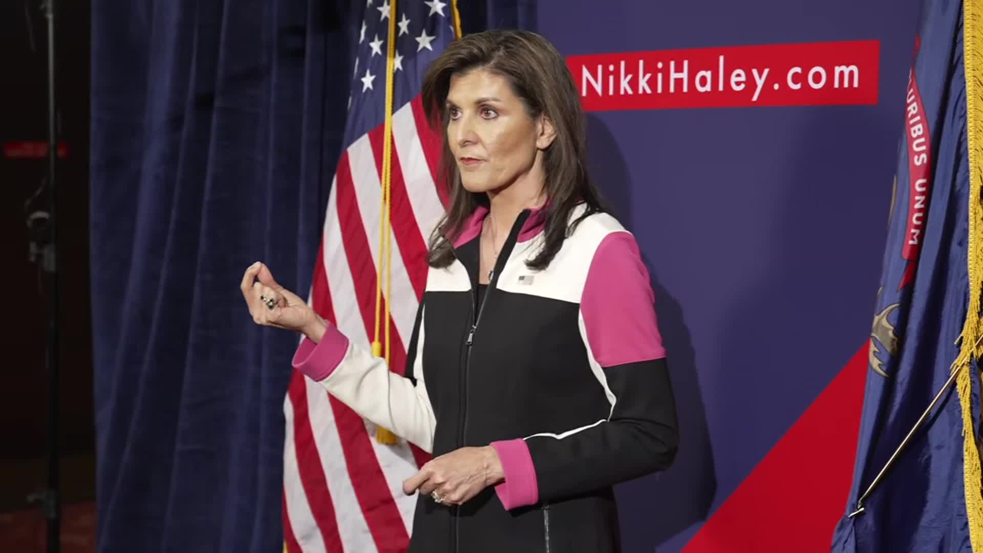 Nikki Haley speaks to reporters before Grand Rapids rally – WLNS 6 News